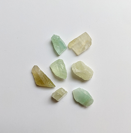 Green Calcite | Small Raw | Crystal Life Technology, Inc