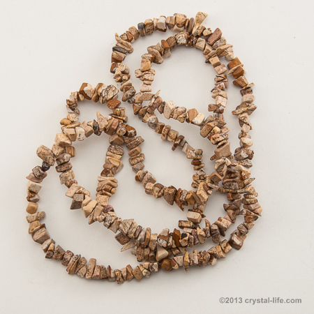Picture Jasper Chip Necklace | Crystal Life Technology, Inc.