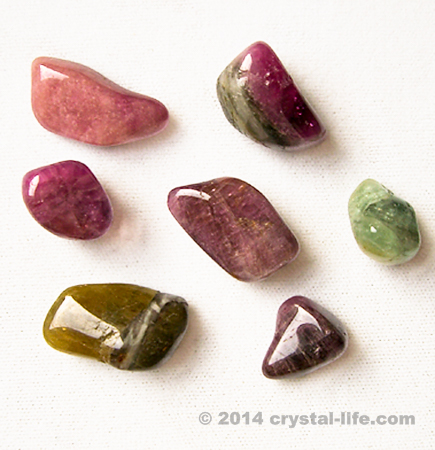 Multi color tourmaline crystal Materials Gemstones etna.com.pe