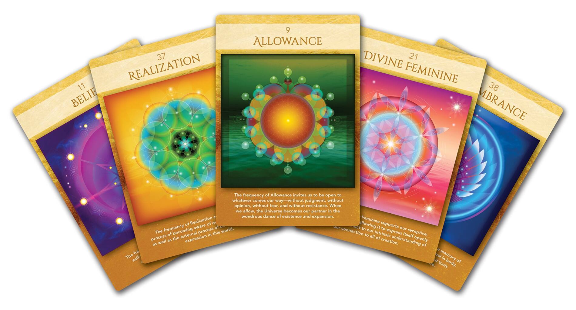 Sacred Geometry Activations Oracle Cards Crystal Life Technology