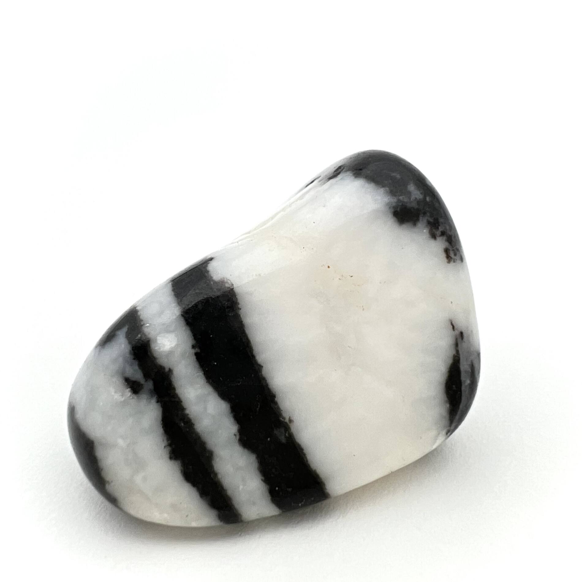 Tumbled Zebra Jasper | Large | Crystal Life Technology Inc.