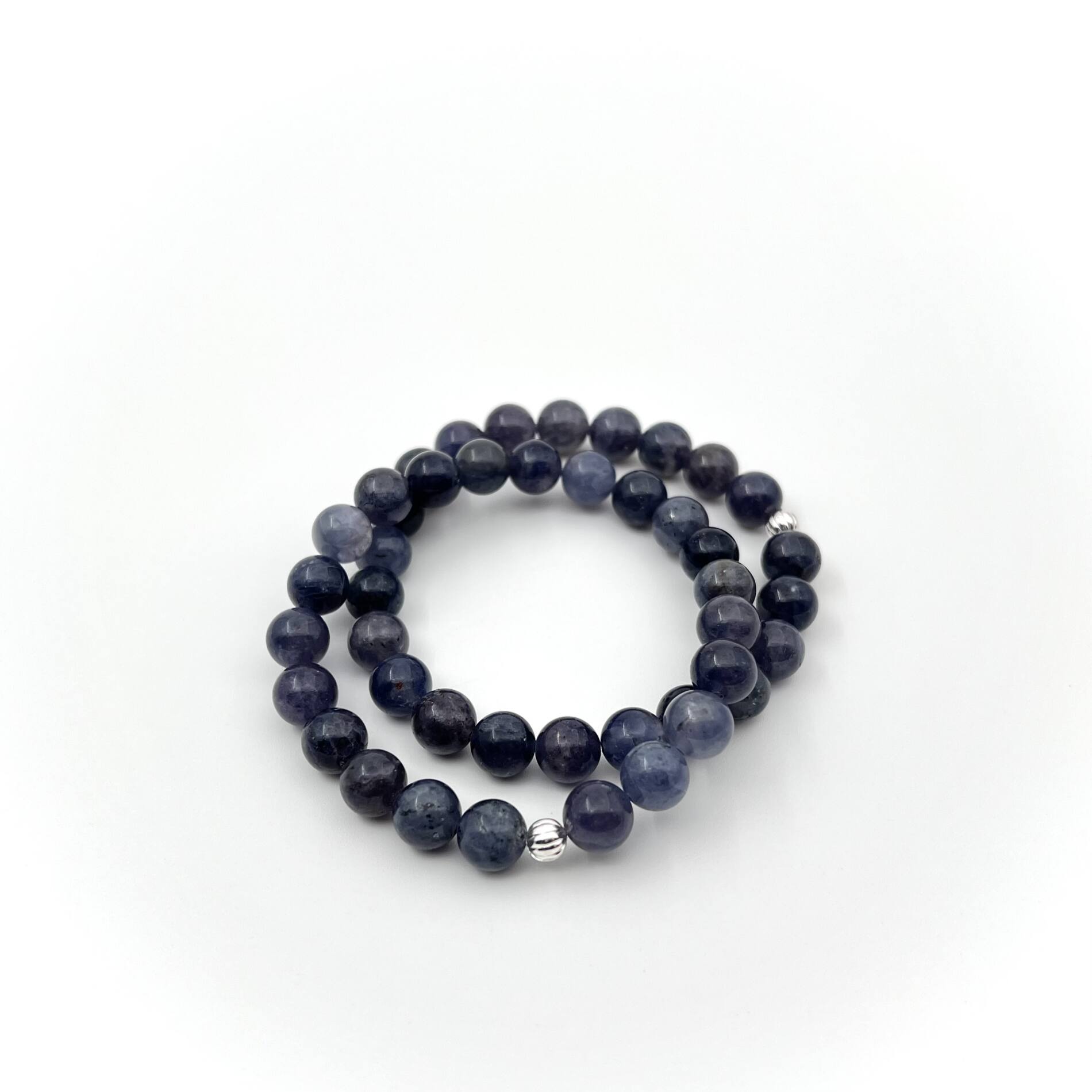 Iolite - Stretch Bracelet | Crystal Life Technology Inc.