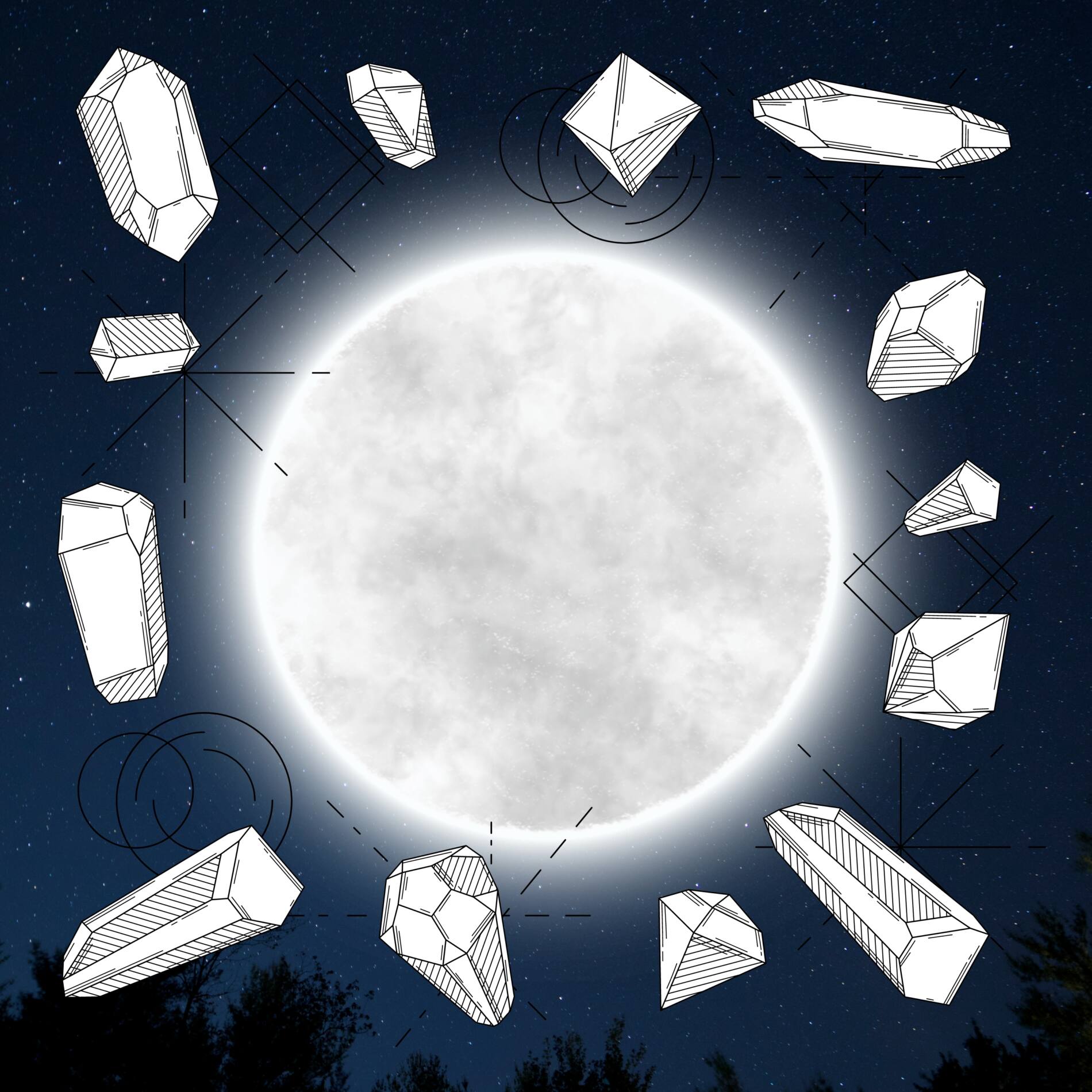 What The Full Moon Means For Your Crystals from Crystal Life