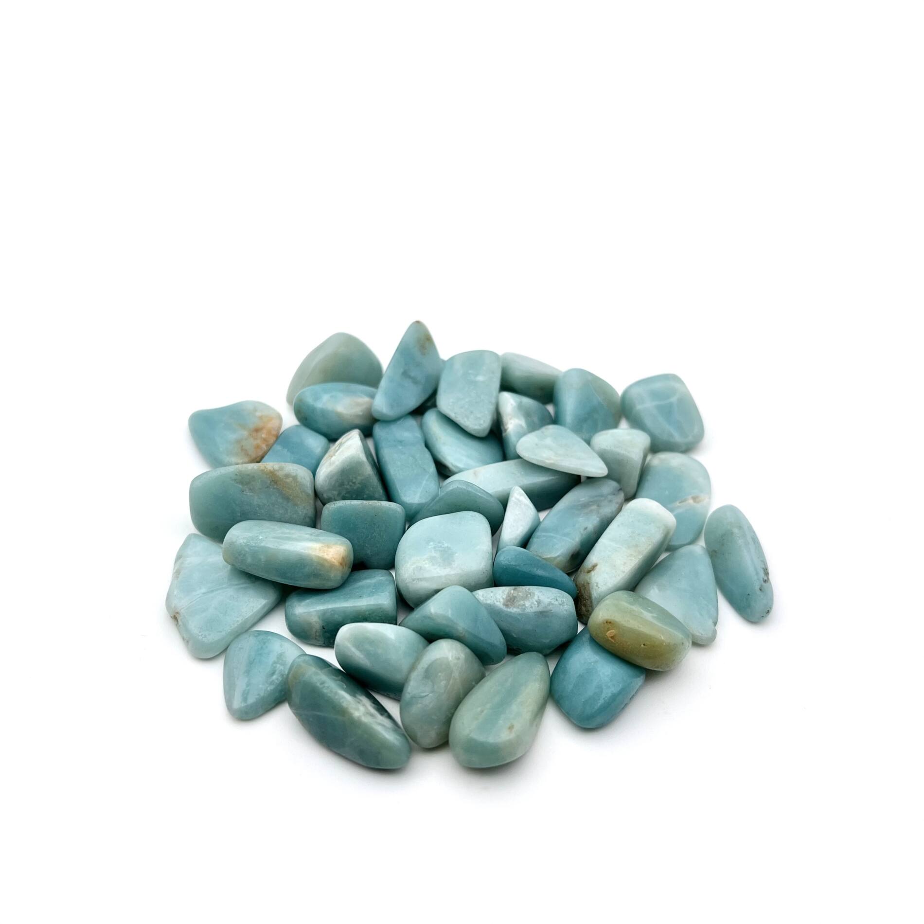 Amazonite | Tumbled | Medium | Crystal Life Technology Inc.