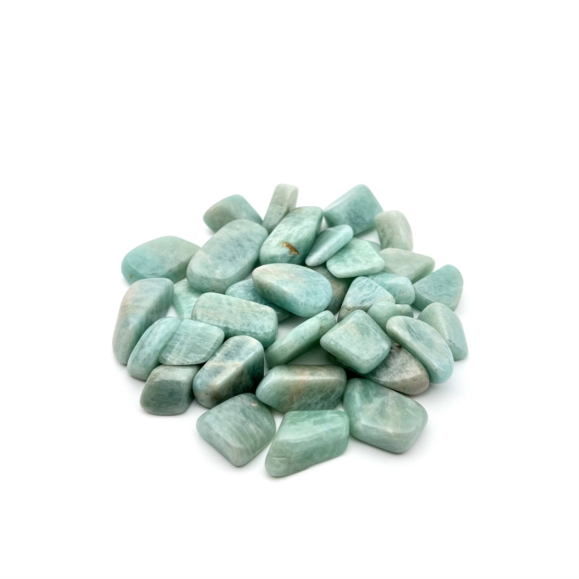 Amazonite | Light | Tumbled Large | Crystal Life Technology Inc.