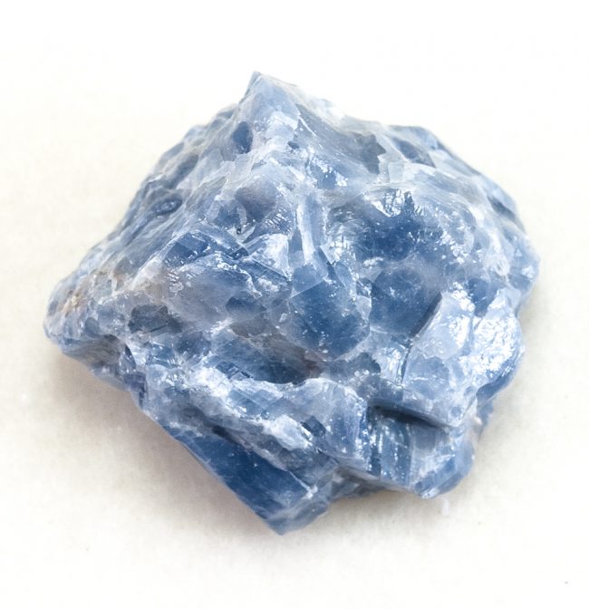 Blue Calcite Raw Specimen Aprx 2" Crystal Life Technology
